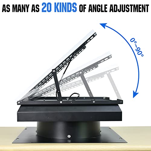 DC HOUSE 32 Watt Solar Attic Fan Solar Powered Roof Exhaust Fan Up To ...