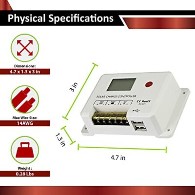 ECI Power 100W 12V Solar Power Kit | 12V 20Ah LiFePO4 Lithium Battery ...